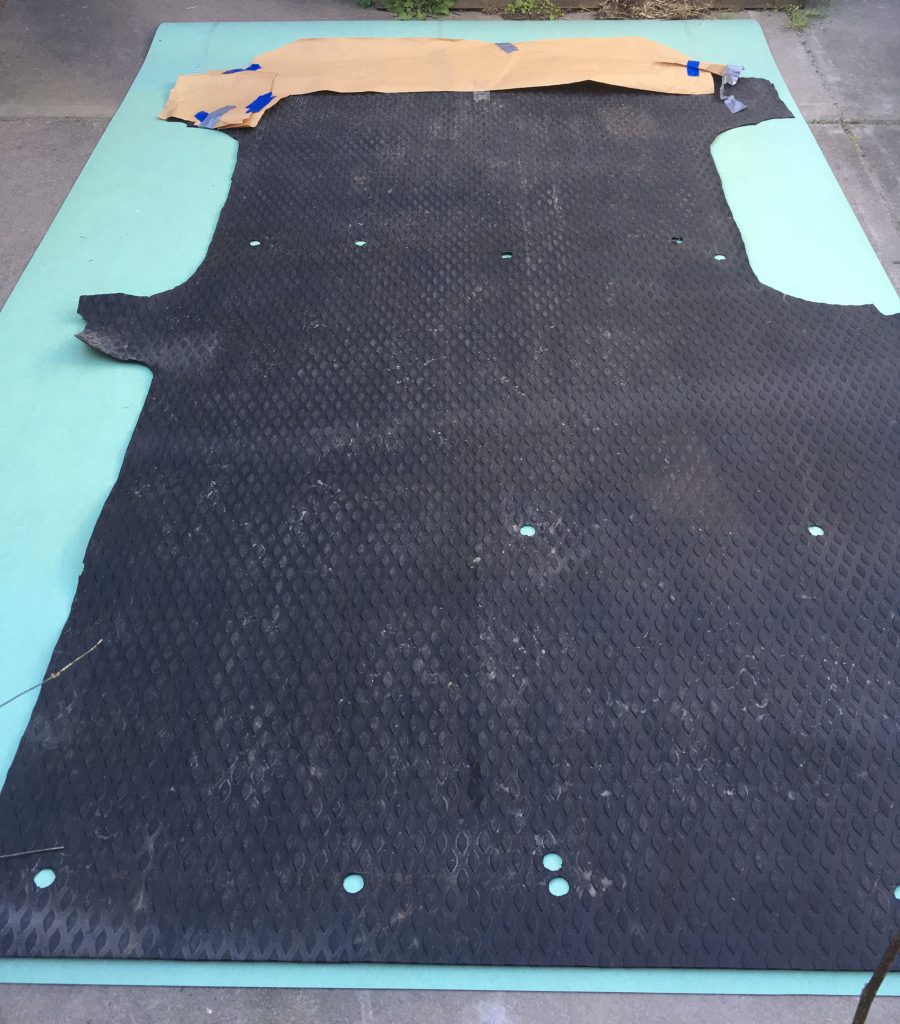 Insulating a Van Floor in a Chevy Express Van - PADtinyhouses.com